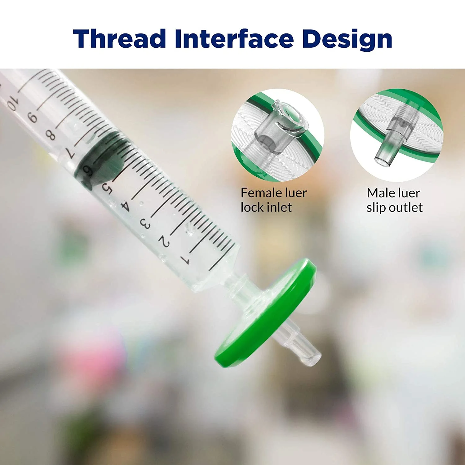 Membrane Syringe Filters - Sterile, 0.22 Micron Precision