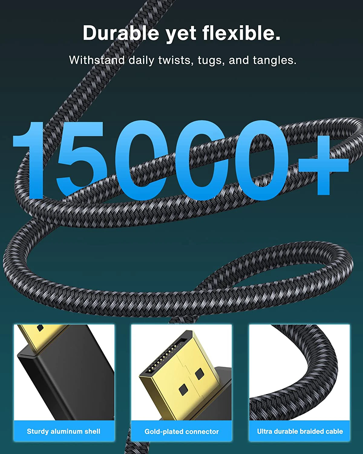 Display Port DP2.1 UHBR10 Cables - High Speed & Reliable