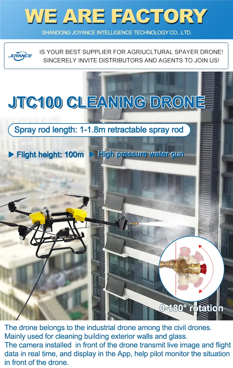 High Work Efficiency Flying Drones 150 Meters Height Cold Water ...