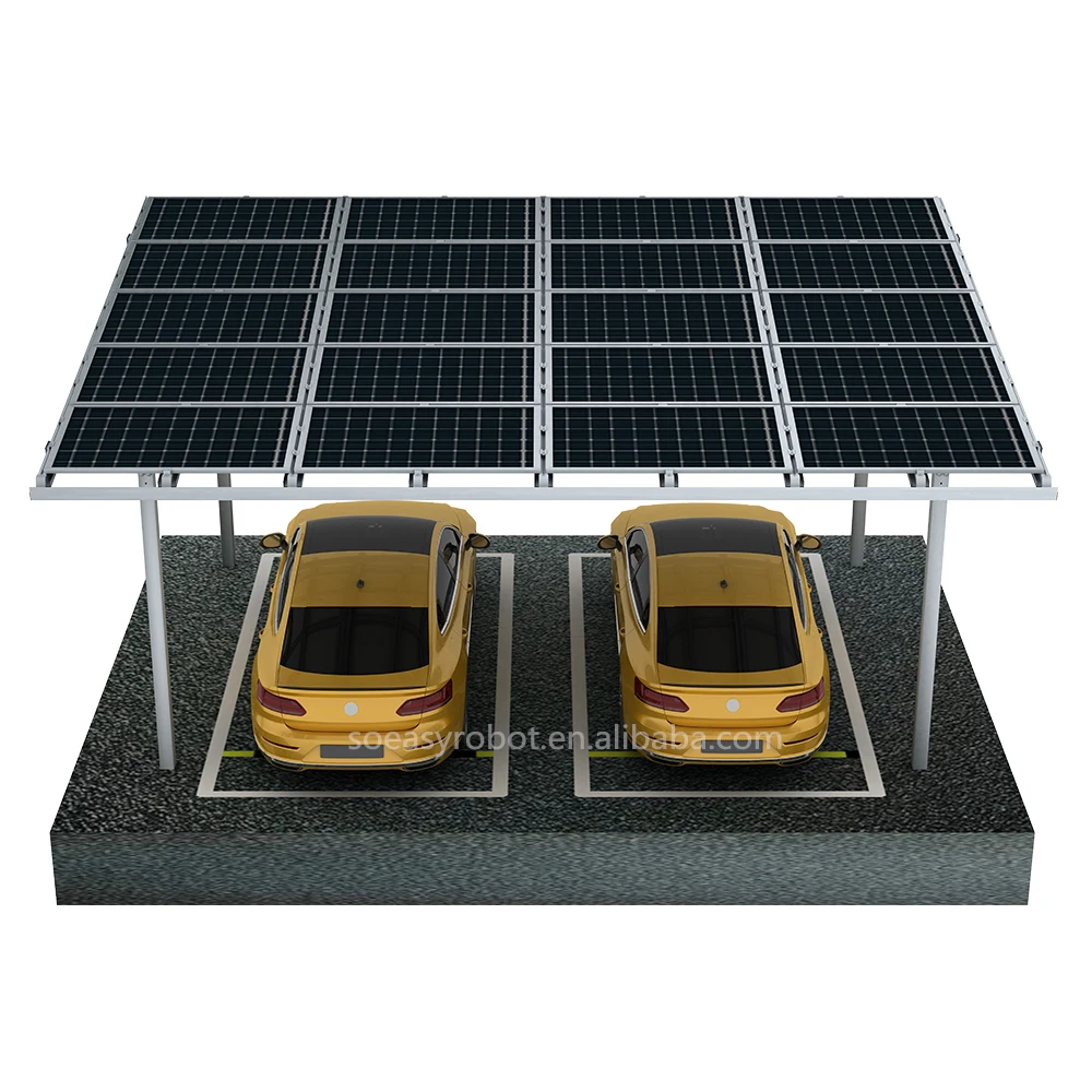 Soeasy Prefabricated Solar Car Shed Pv Car Parking Canopy Structure ...