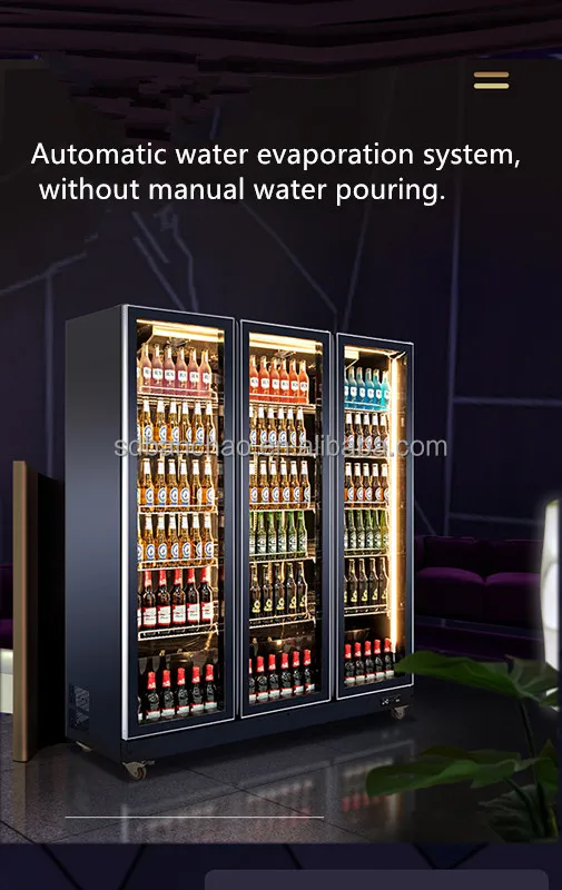Beer Bar Counter Display Fridge - Upright Display Refrigerator