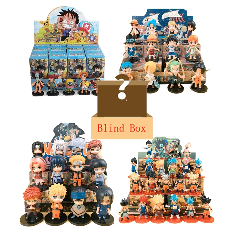 Blind Box 8-11cm Dragon Son Guku Itachi Kakashi Luffy Zoro Demon Slayer ...