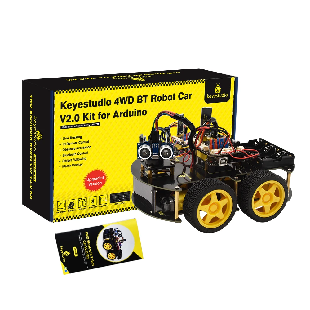 Hot Sale V2.0 4wd Robot Car App Remote Control For Arduino Robot ...