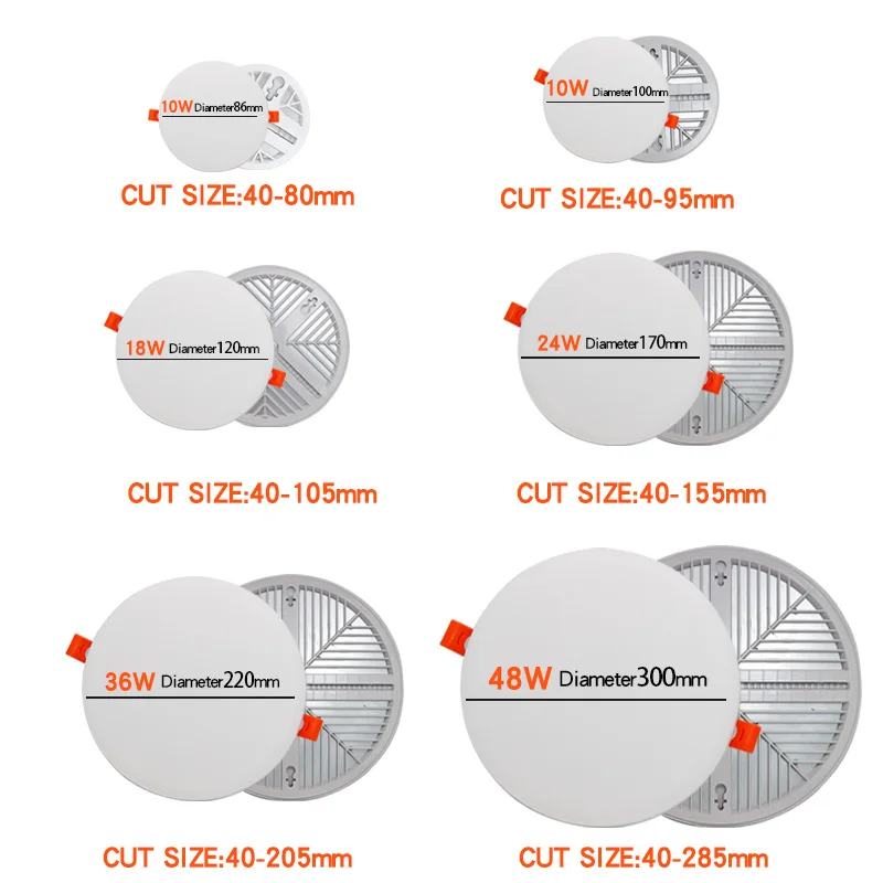 36W Frameless LED 3D Panel Light - Efficient Indoor Lighting