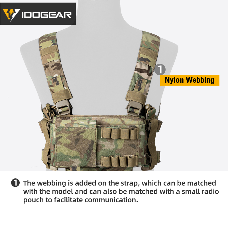 Idogear Tactical Chest Rig Hunting Vest Series Mk3 Multicam Tactical ...