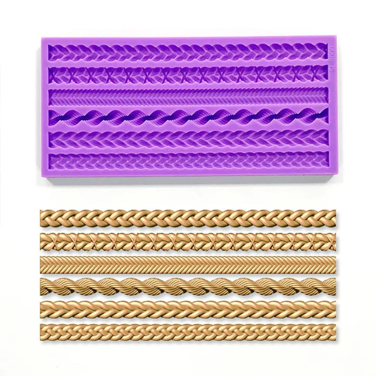 European Embossed Rope Pearl Chain Hemp Rope Surrounding Chocolate ...