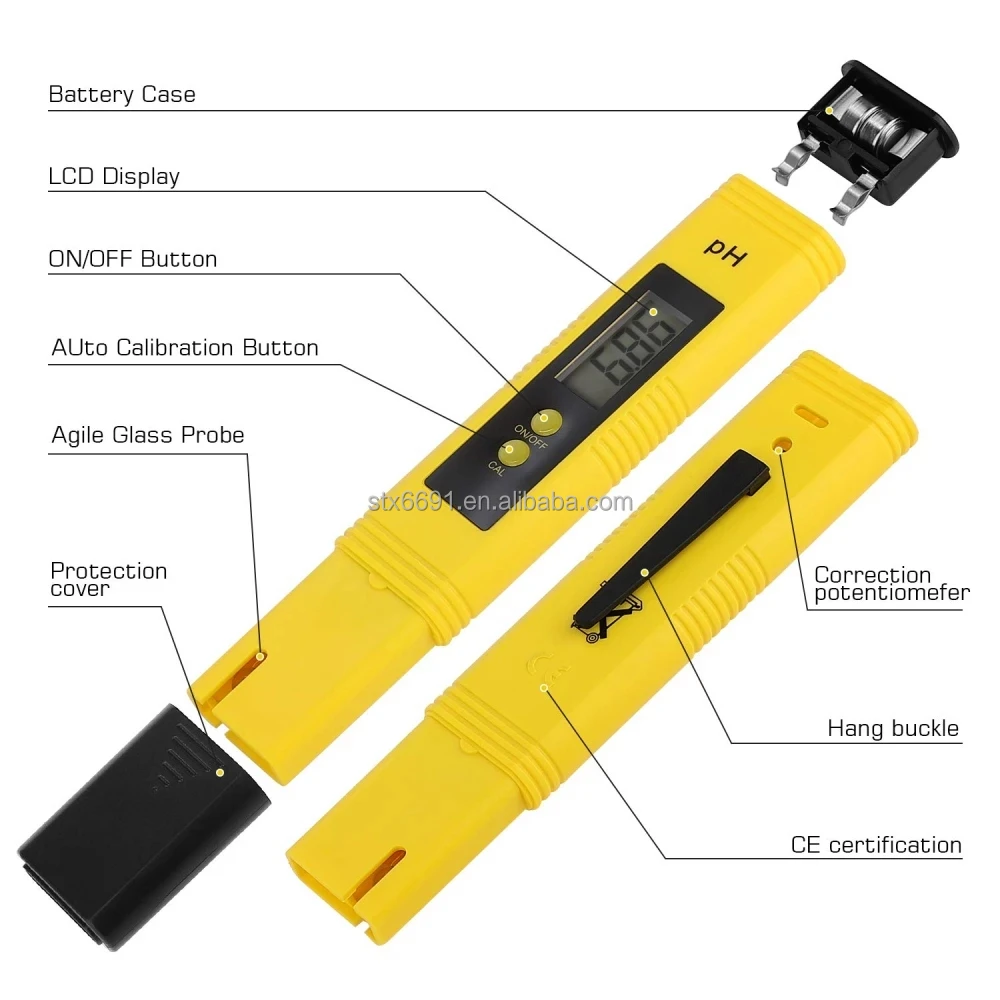 High Precision Portable PH Meter - Accurate & Reliable