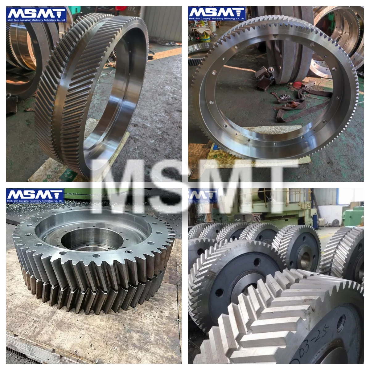 Custom Large Double Helical Gear Wheel Large Size Casting Double ...