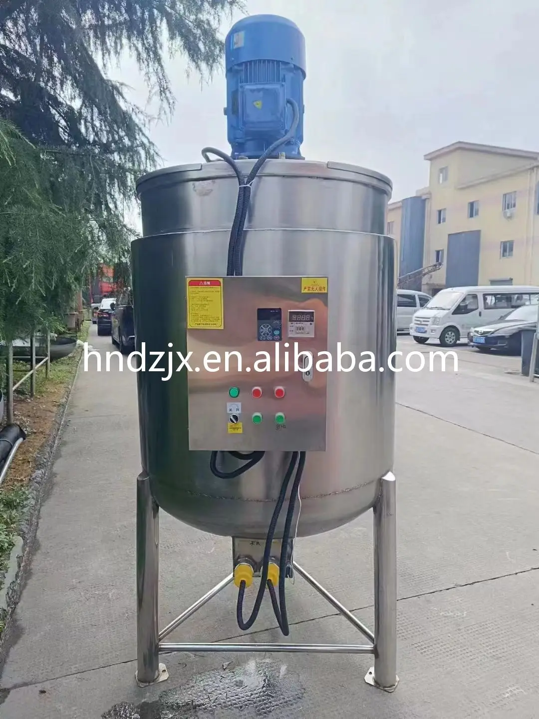 Dzjx Mixing Tank With Screw Conveyor Insolation Agitator Liquer 100 200 ...