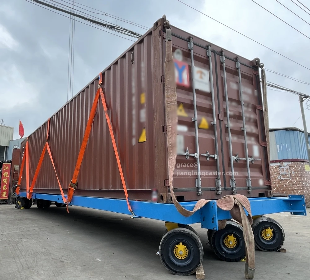 ISO Twistlock Shipping Container Cargo Caster Wheels Container Mobile ...