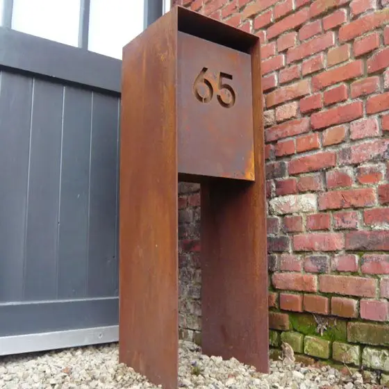 Free Standing Extra Large Outdoor Mailbox Metal Letter Box - Buy Free ...