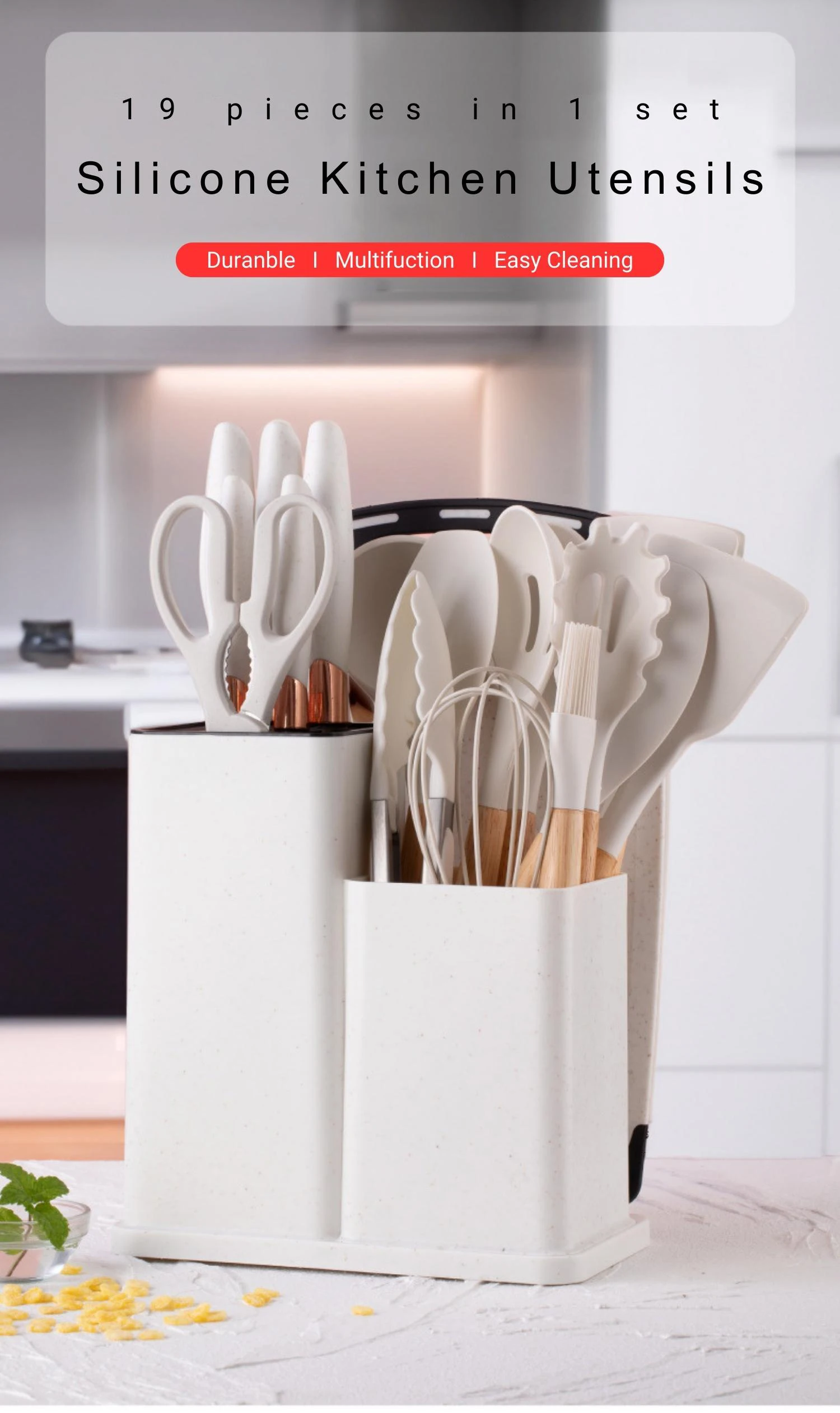 Silicone Kitchen Gadgets Popular Kitchen Utensils With Stainless Steel ...