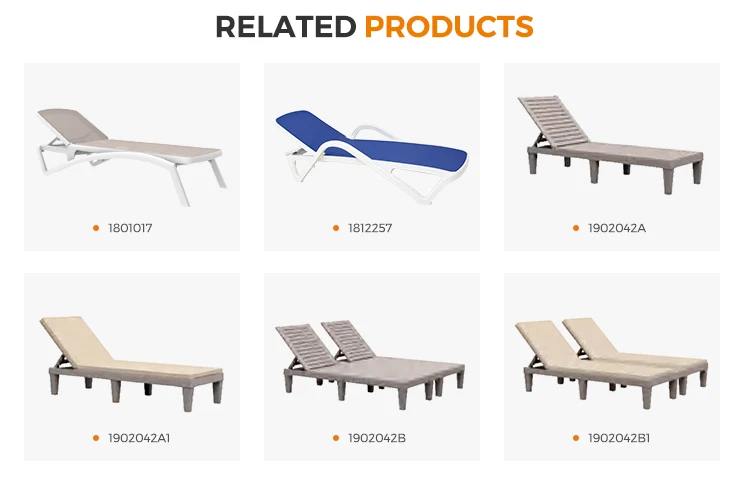 Polypropylene Plastic Sunbeds - Perfect for Beach & Pool