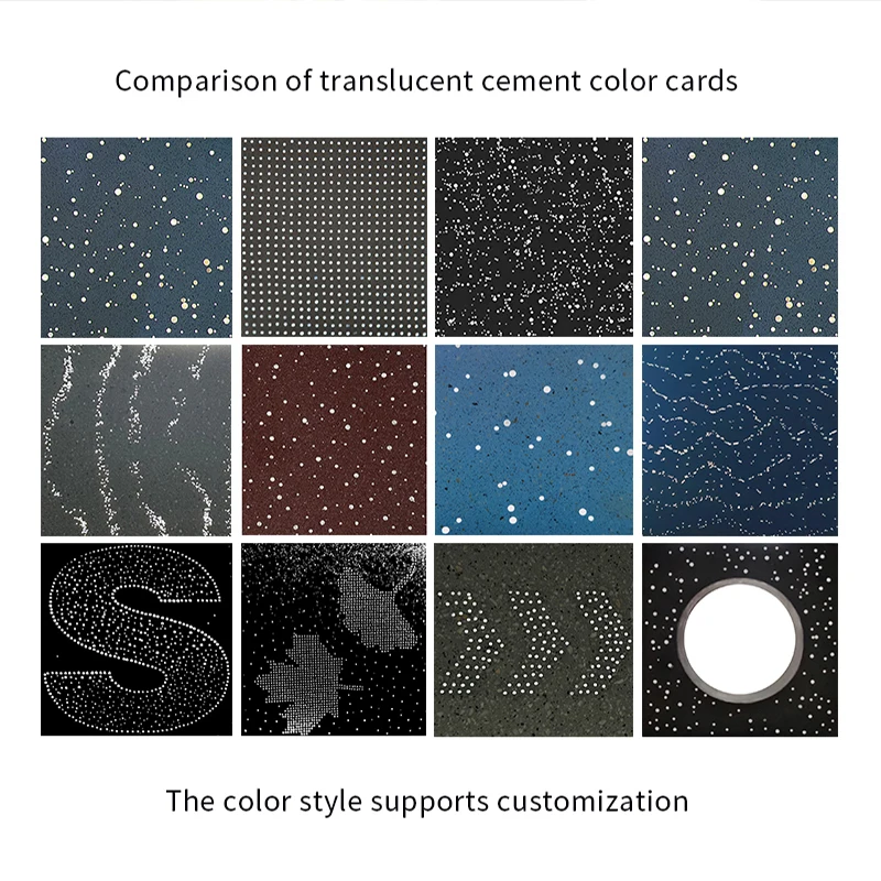 Custom Outdoor Indoor Cementfibre Board - Translucent Concrete Art