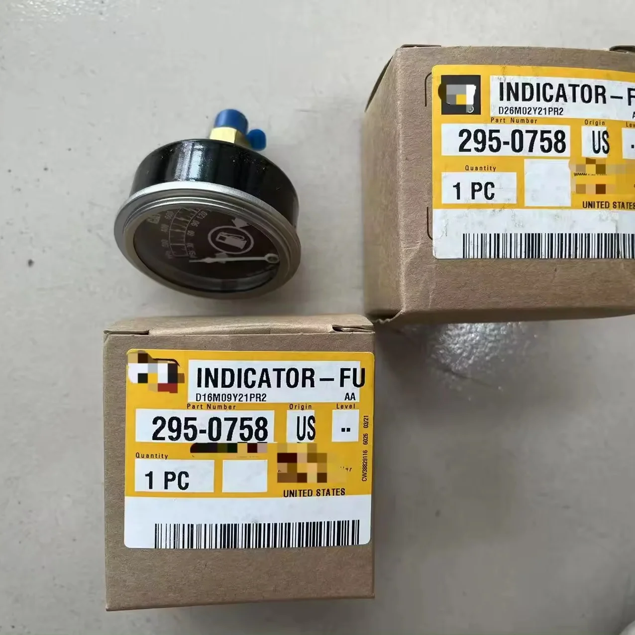 Cat Fuel Pressure Indicator With Hex Nut And Stud (295-0758) - Buy Fuel ...