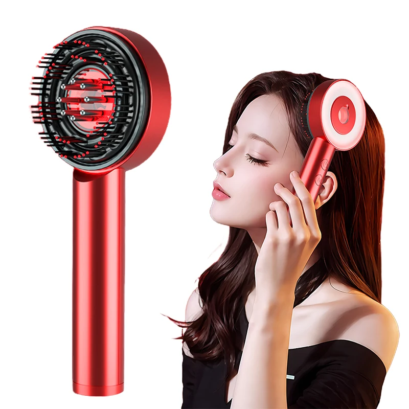 Advanced Ems Scalp Massager Comb Electric Hair Oil Applicator Electric Scalp Massager Comb For