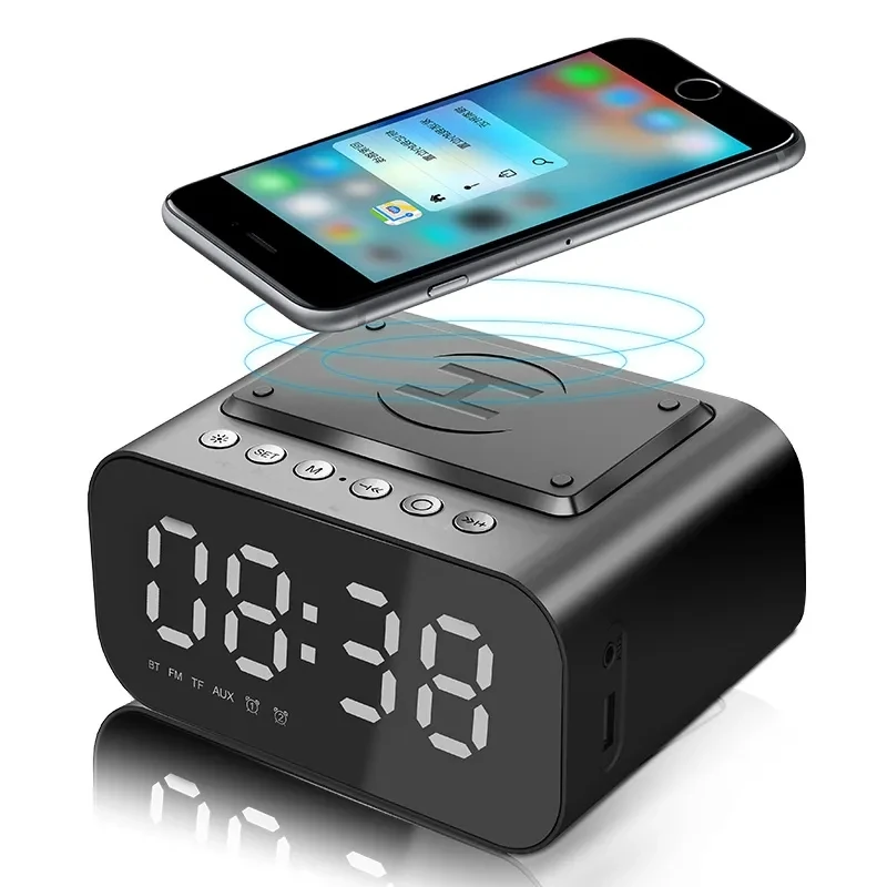Digital Alarm Clock Temperature and Humidity Alarm Clock LED Electronic ...