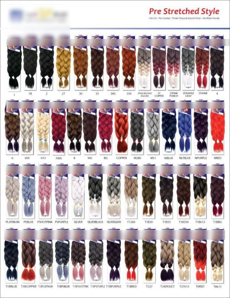 Wholesale 100%kanekalons 24 Inch Unfold 48inch 170g Ombre Super Tz ...