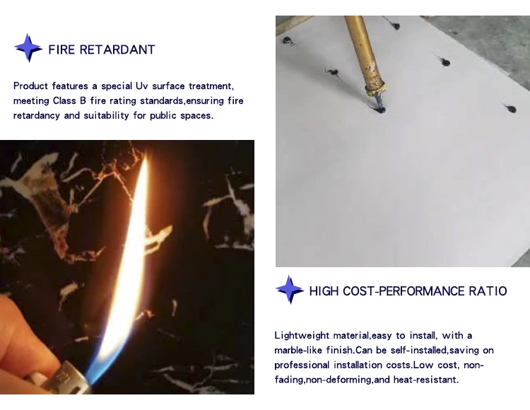 LT UV Marble Sheet - High Glossy PVC Wall Panels