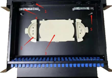 Rackmount Sliding 24port Odf Indoor Optical Distribution Frame Fiber ...
