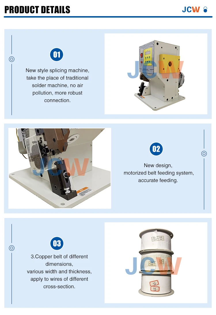 Jcw-2ta Copper Pipe Crimping Tools Wire Joint Splicing Machine Copper ...