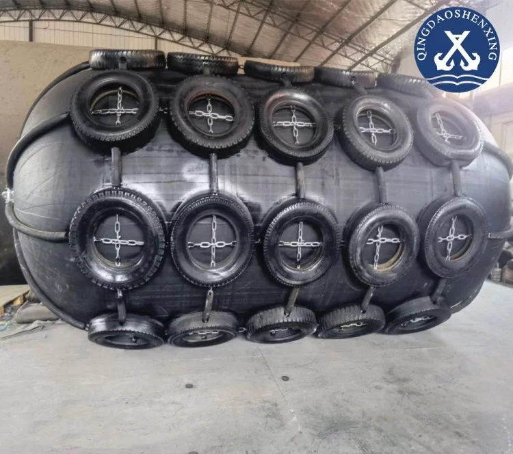 Customized Flange Floating Ship Fender Rubber Fender For Barge With Iso ...