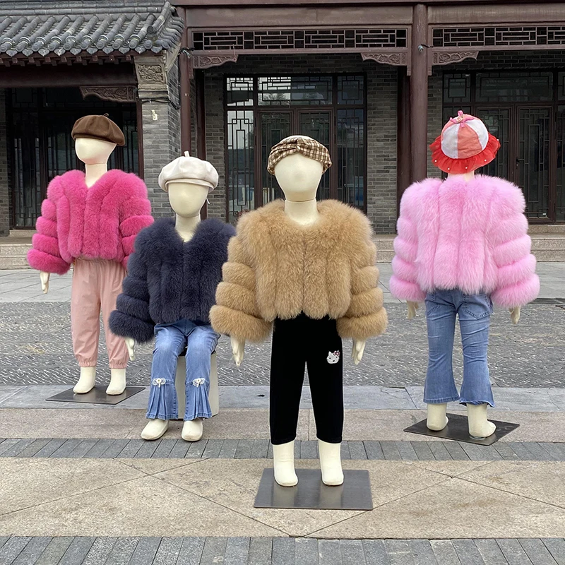 Wholesale Customization Children Fur Jacket Kids Real Fur Coat Baby ...