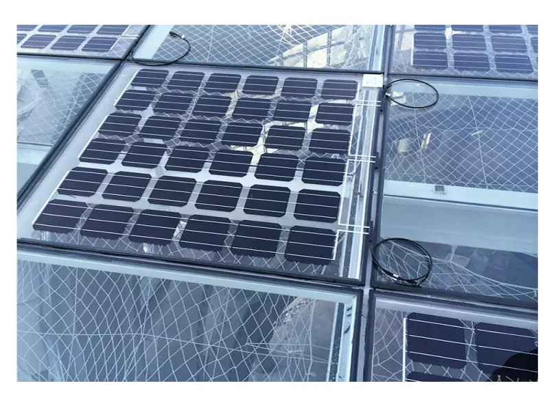 Customizable Double-glass Transparent Bipv Solar Panel For Building ...