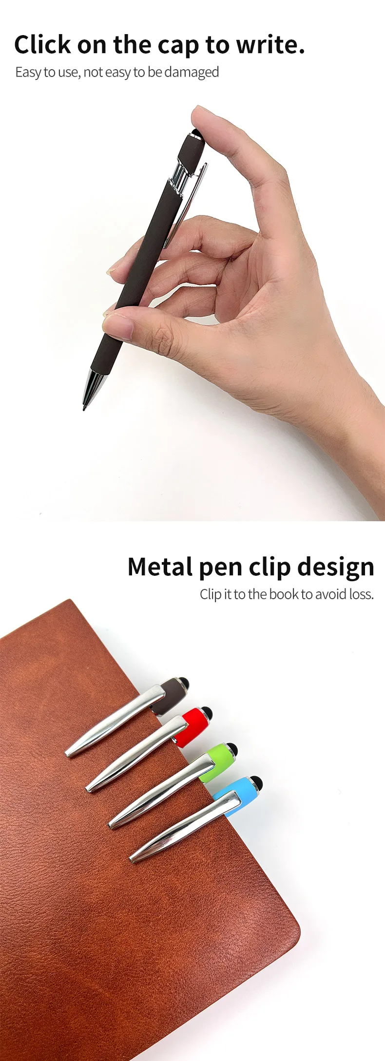 Personalized Screen Touch Ballpoint Pen for Phone Metal Point Ball Pen ...