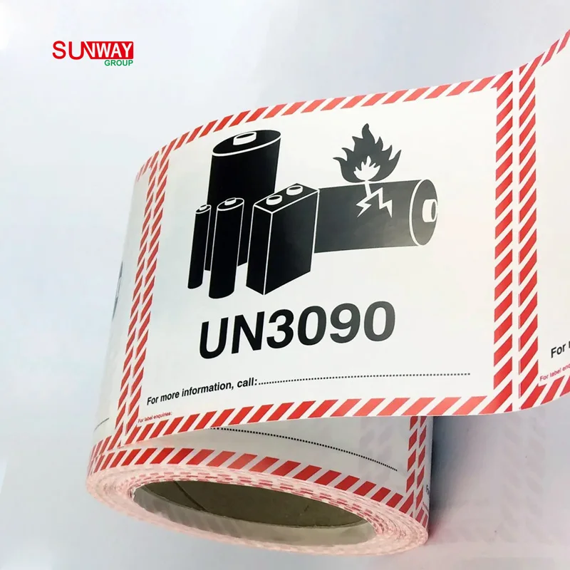 Airplane Un3481 Hazard Mark Air Freight Sea Transportation Caution ...