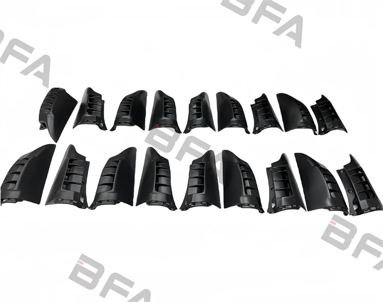 For Toyota Alphard Vellfire Rear Bumper Vent Replace Carbon Fiber Rear ...