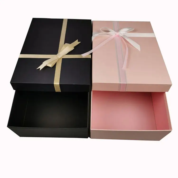 Paper Shoe Packaging Boxes With Ribbon China Factory Handmade Cardboard ...