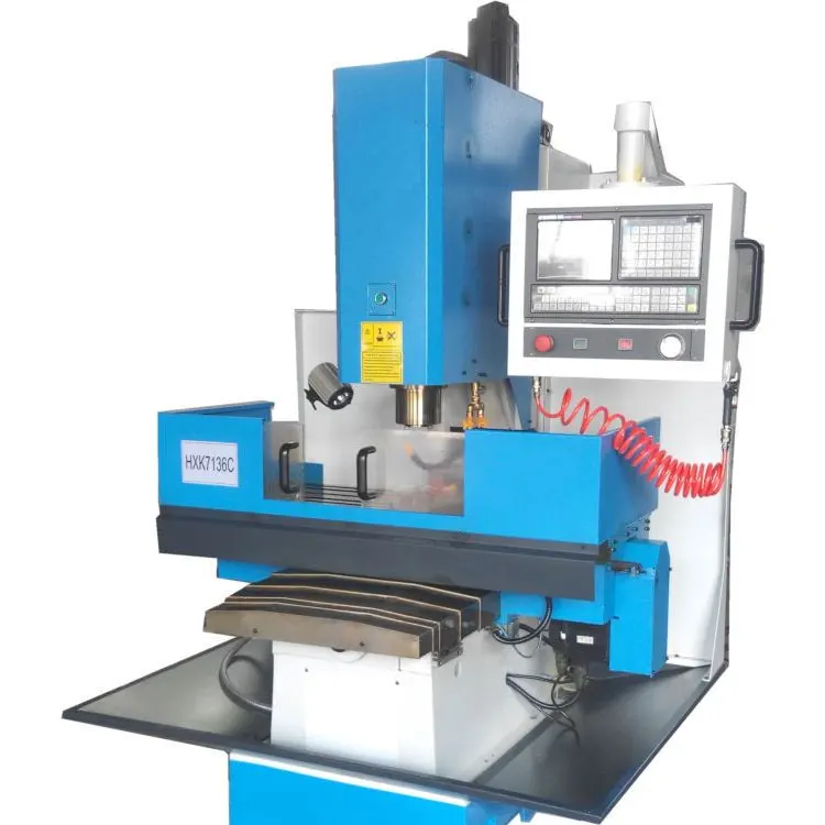 FANUC Control CNC Milling Machine XK7126 Half Guard 3 Axis Single ...