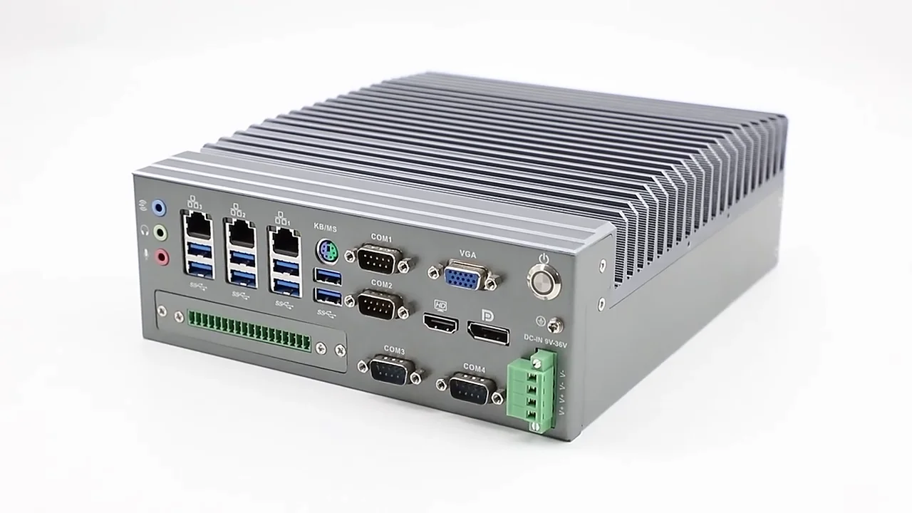 Iwill Fanless Vpro Industrial Computer Ipc Ibox708c Industrial Pc I3 Gen3 With 3lan 6com Dual 4g ...