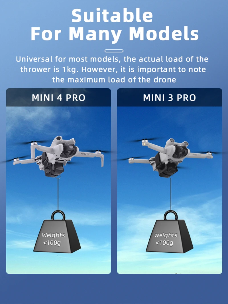 Universal Drop System for DJI Drones - Versatile & Efficient