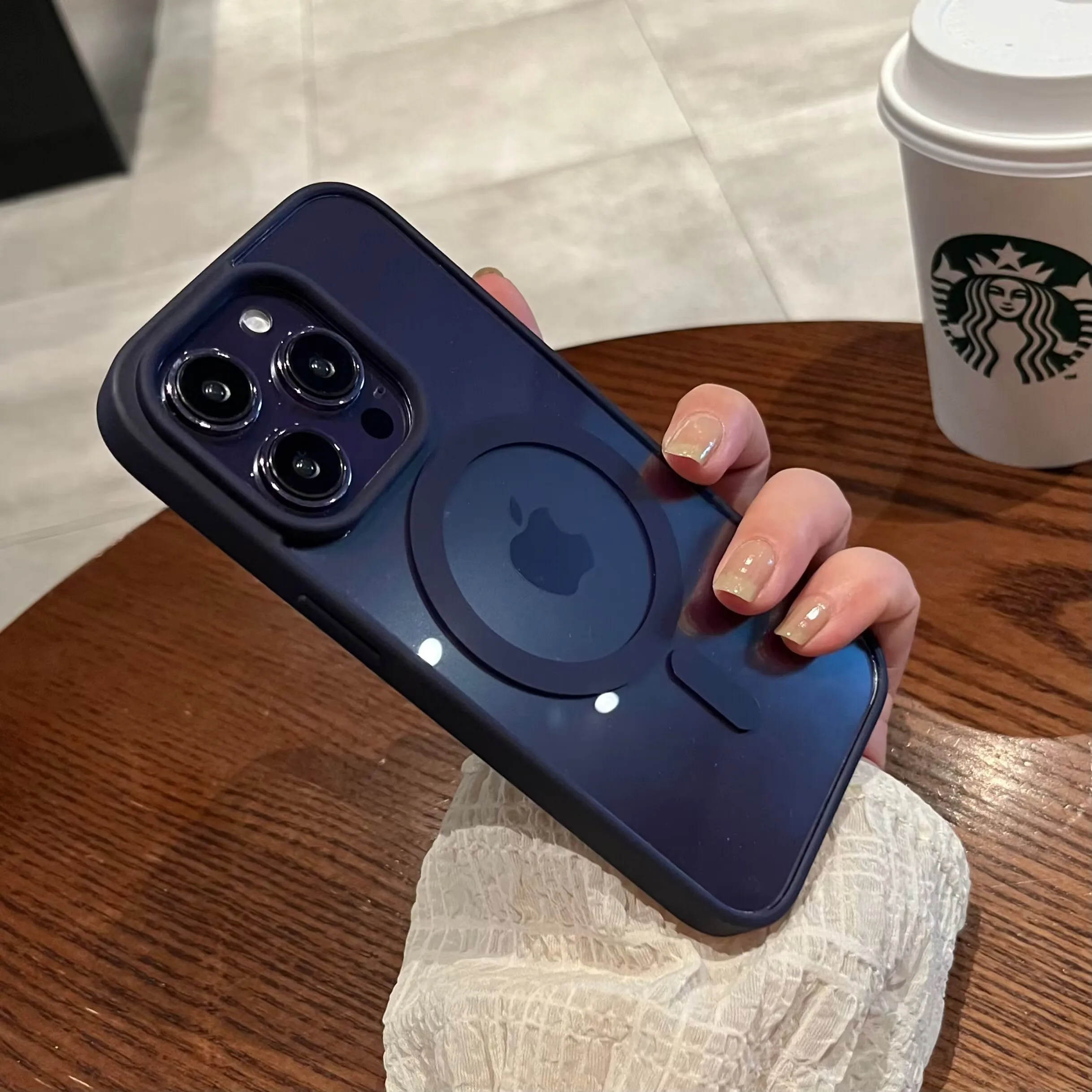 Luxury Acrylic Clear Magnetic Phone Case For Iphone 15 14 13 12 11 Pro ...