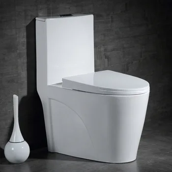 Luxury Ceramic Wc Washdown One Piece Toilet Bowl Bathroom Toilet Set ...
