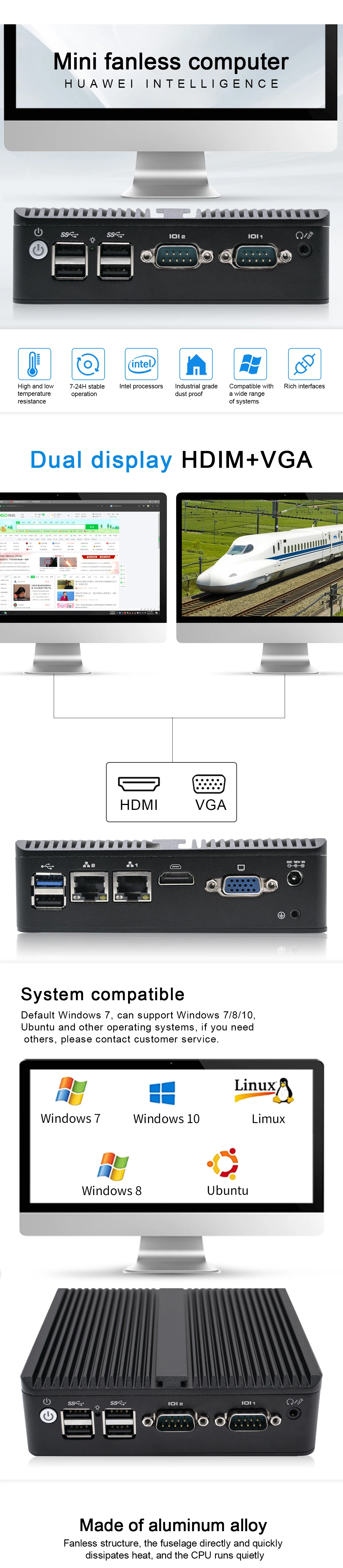 Icoolax Fanless Firewall Soft Router J4125 Quad Core 4gb 64gb Gateway 4 ...