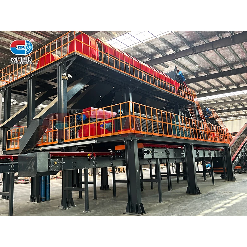 Solid waste sorting machine waste management sorting industrial ...