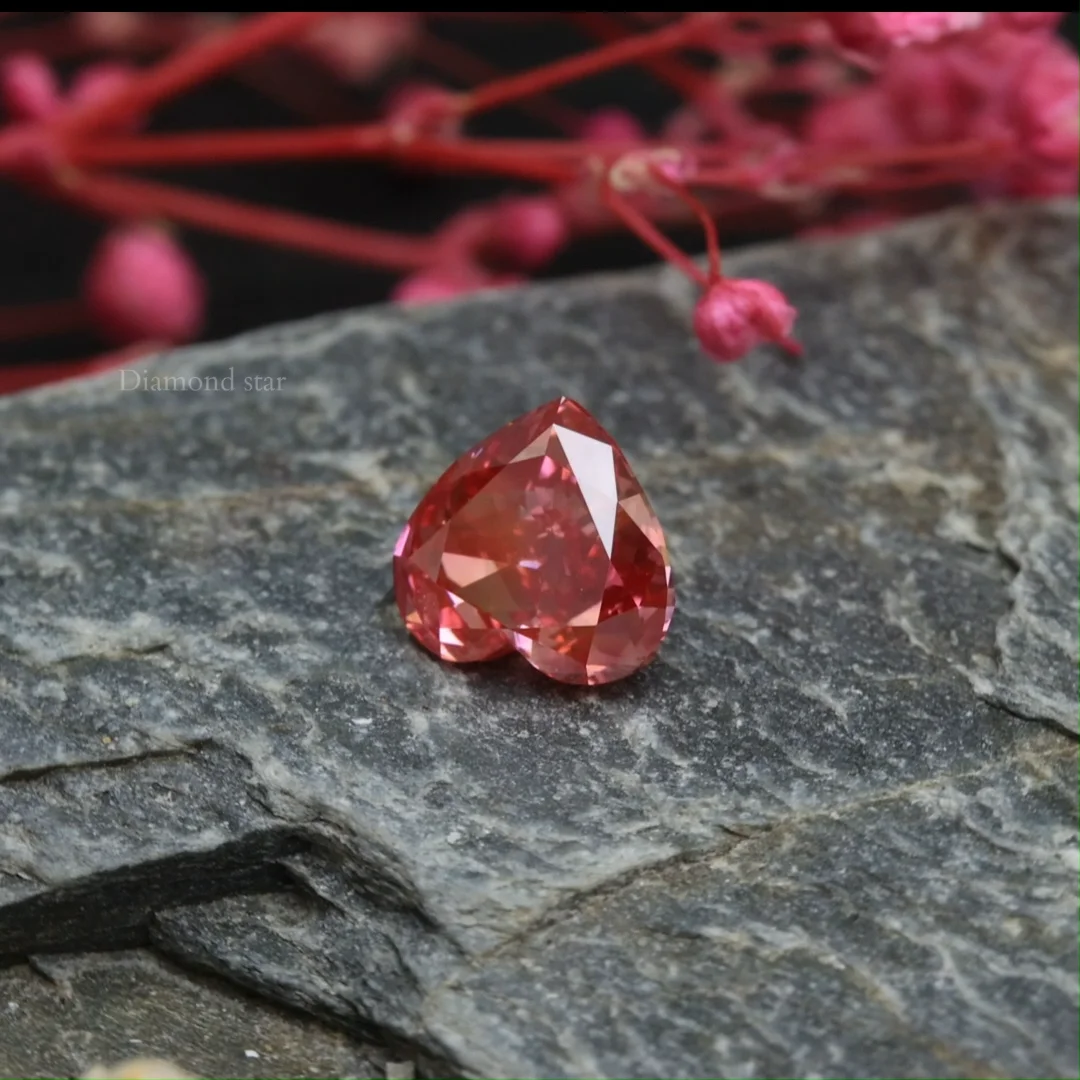 Fancy Pink Lab Diamond Igi Gia Certified Vvs Vs Synthetic Colored Loose ...