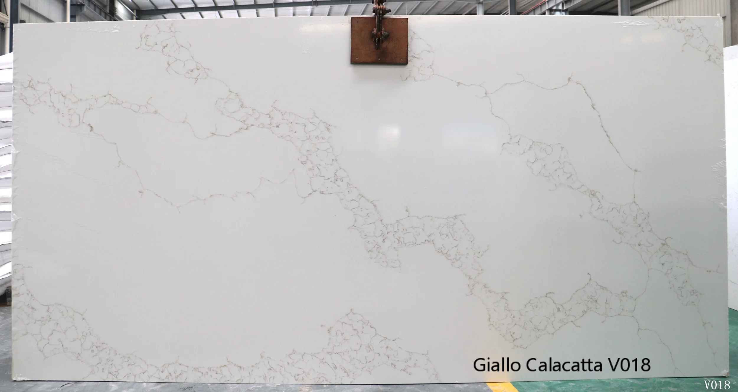 Artificial Calacatta White Quartz Engineered Calcata Stone Products ...