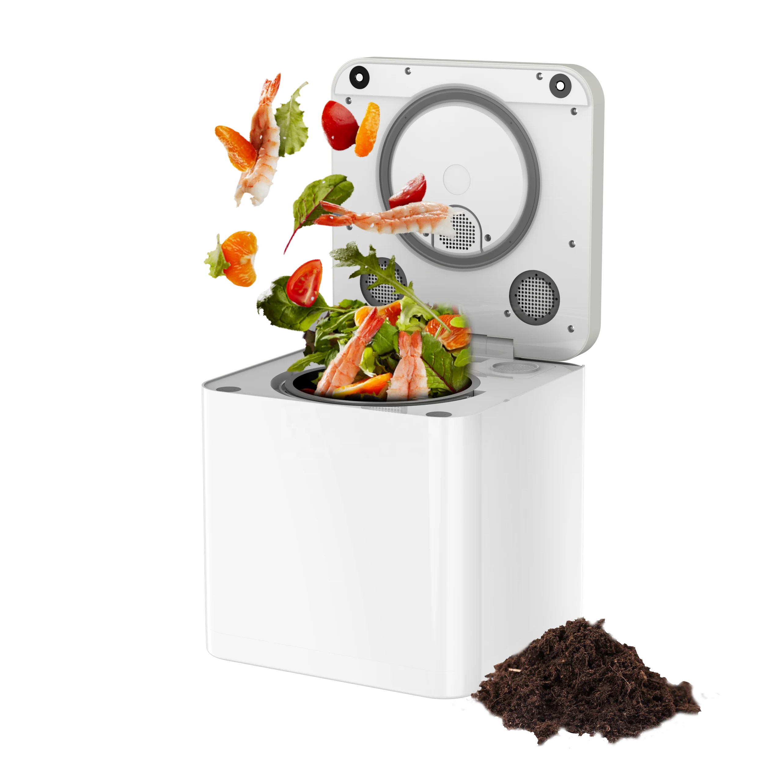 Hot kitchen recycling food waste processor Fertilizer converter ...