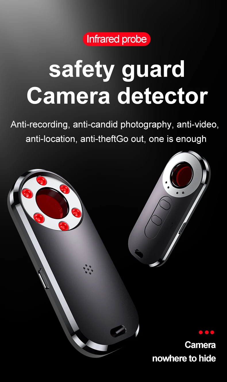 Anti-spy Hidden Camera Laser Detector - Find Cameras Easily