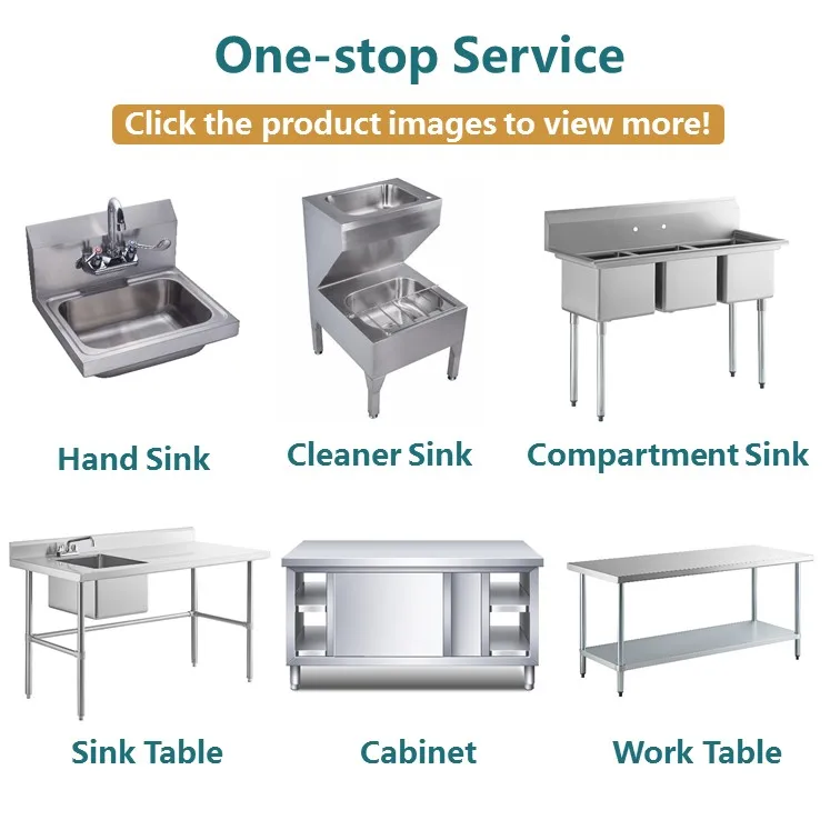 Commercial Stainless Steel Knee Operated Hand Wash Sink for Industrial Use