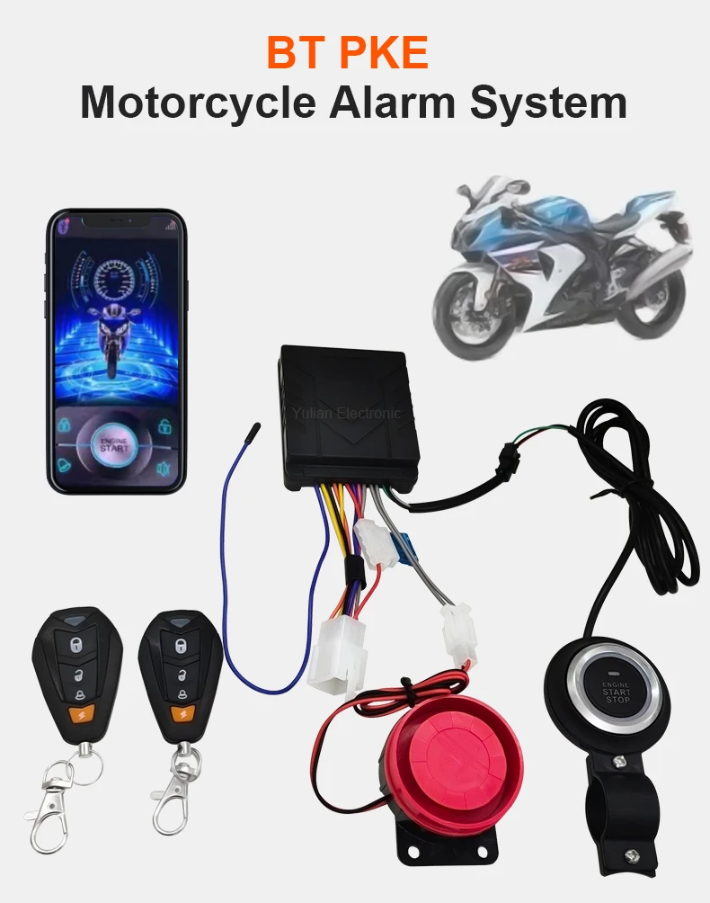 6 New Model High Quality 2 Remote Control Engine Start One Click Start ...