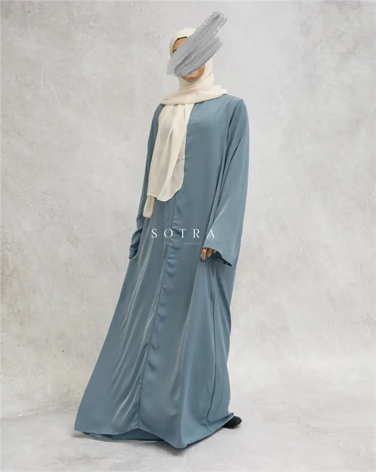Traditional Islamic Prayer Robe Hijab Abayas Dress Oversized Ruffles ...