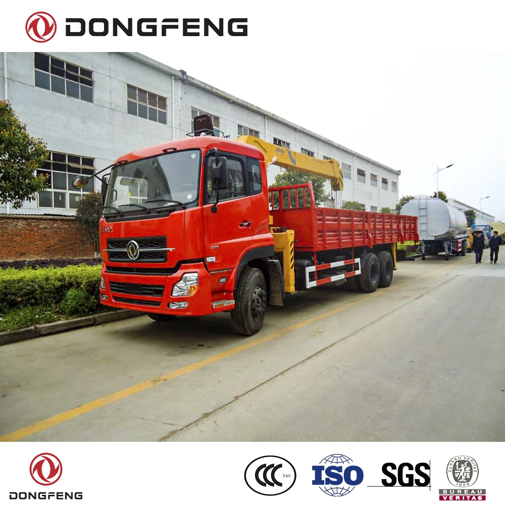 Dongfeng 20 Ton Hydraulic Truck Crane Cummins 260 Hp E2 Rhd Type With ...
