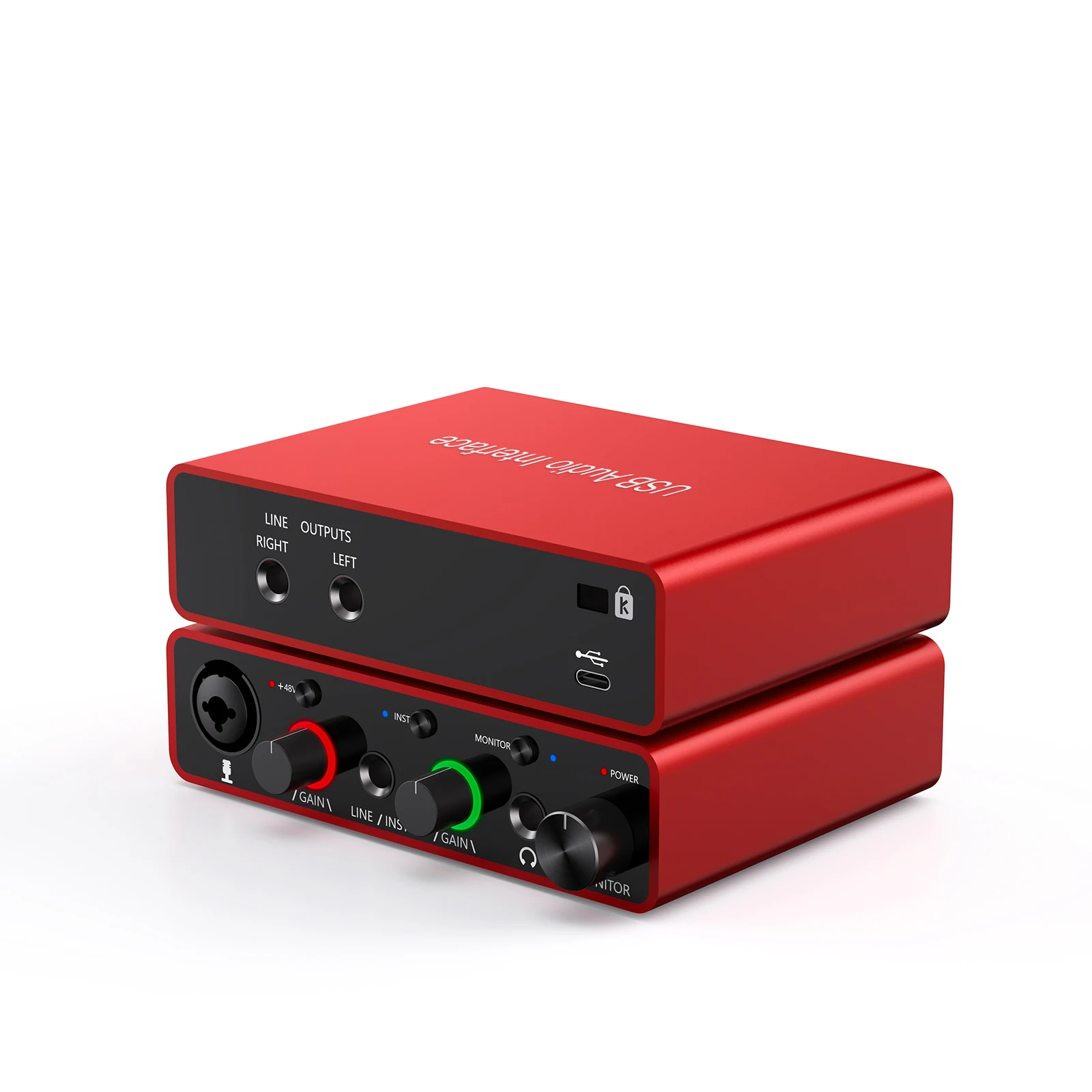 192khz 24bit Usb Audio Interface Sound Card Solo Xlr Interface Studio 192khz 24bit Usb Audio Interface Sound Card Solo Xlr Interface Studio