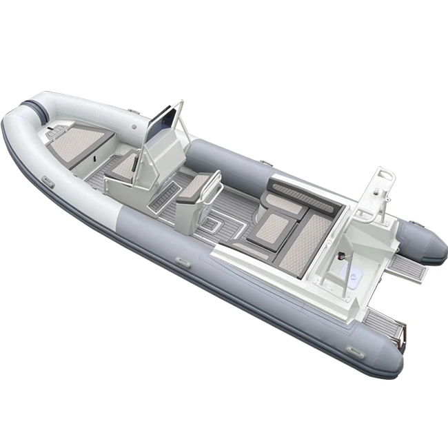 Aluminum Rib Double Hull High Speed 21ft Rib 640 Hypalon/pvc Inflatable ...