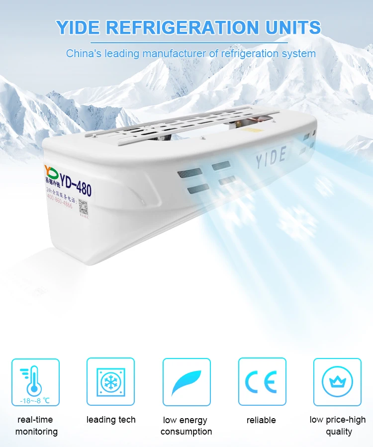 Refrigerated Van Freezer Transport Box Truck Refrigerator Cooling ...